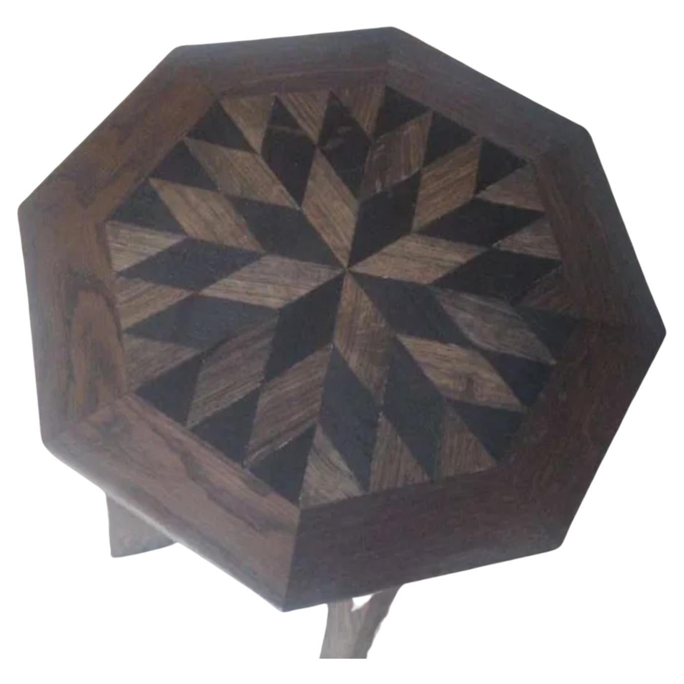 Decorative Table Made of Natural Bog Oak at 1stDibs