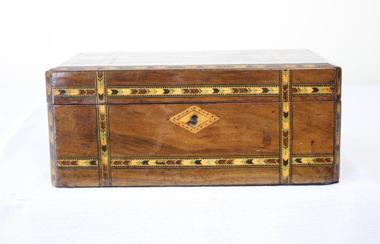 Decorative Tumbridgeware Inlaid Box For Sale at 1stDibs