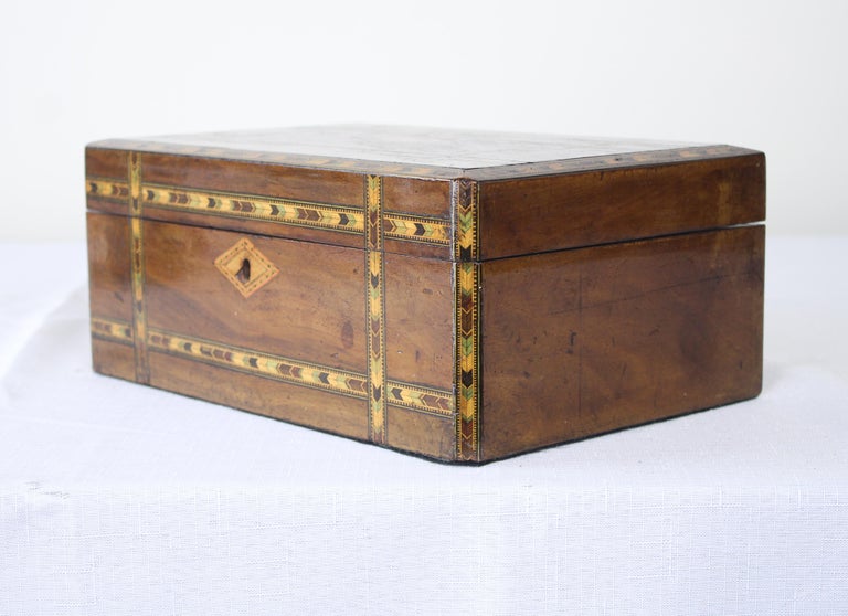 Decorative Tumbridgeware Inlaid Box For Sale at 1stDibs
