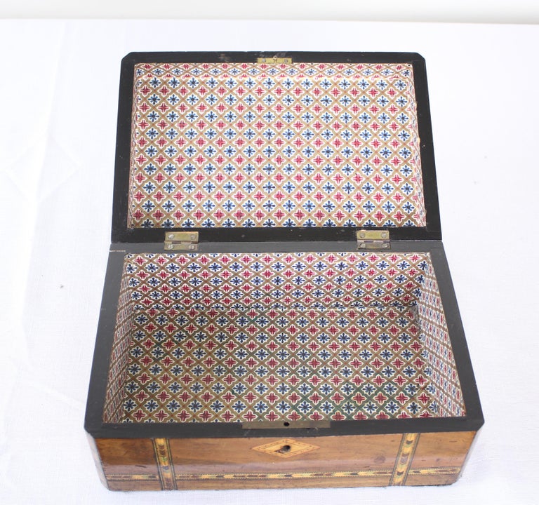 Decorative Tumbridgeware Inlaid Box For Sale at 1stDibs