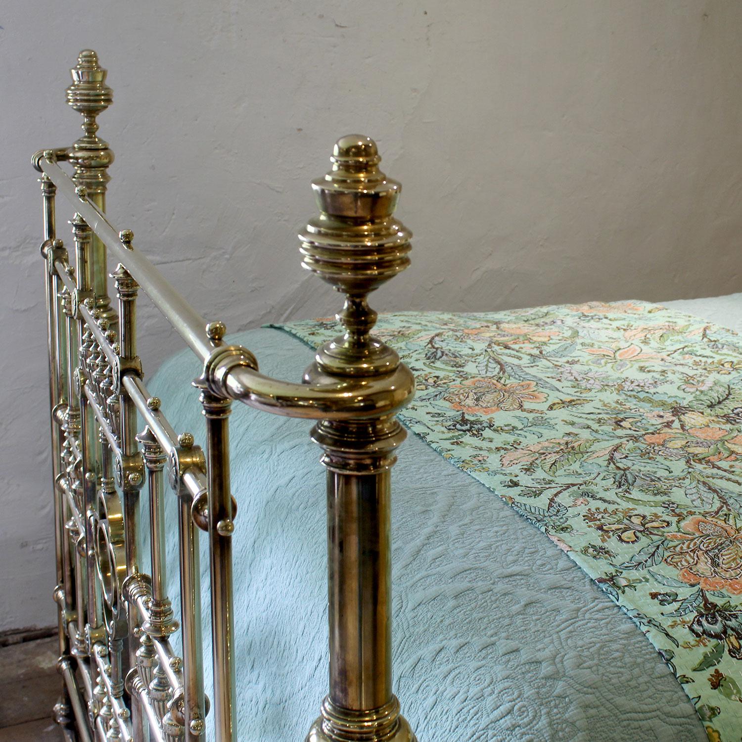 Decorative Victorian All Brass Antique Bed MK306 at 1stDibs | antique victorian bed frame, brass ...