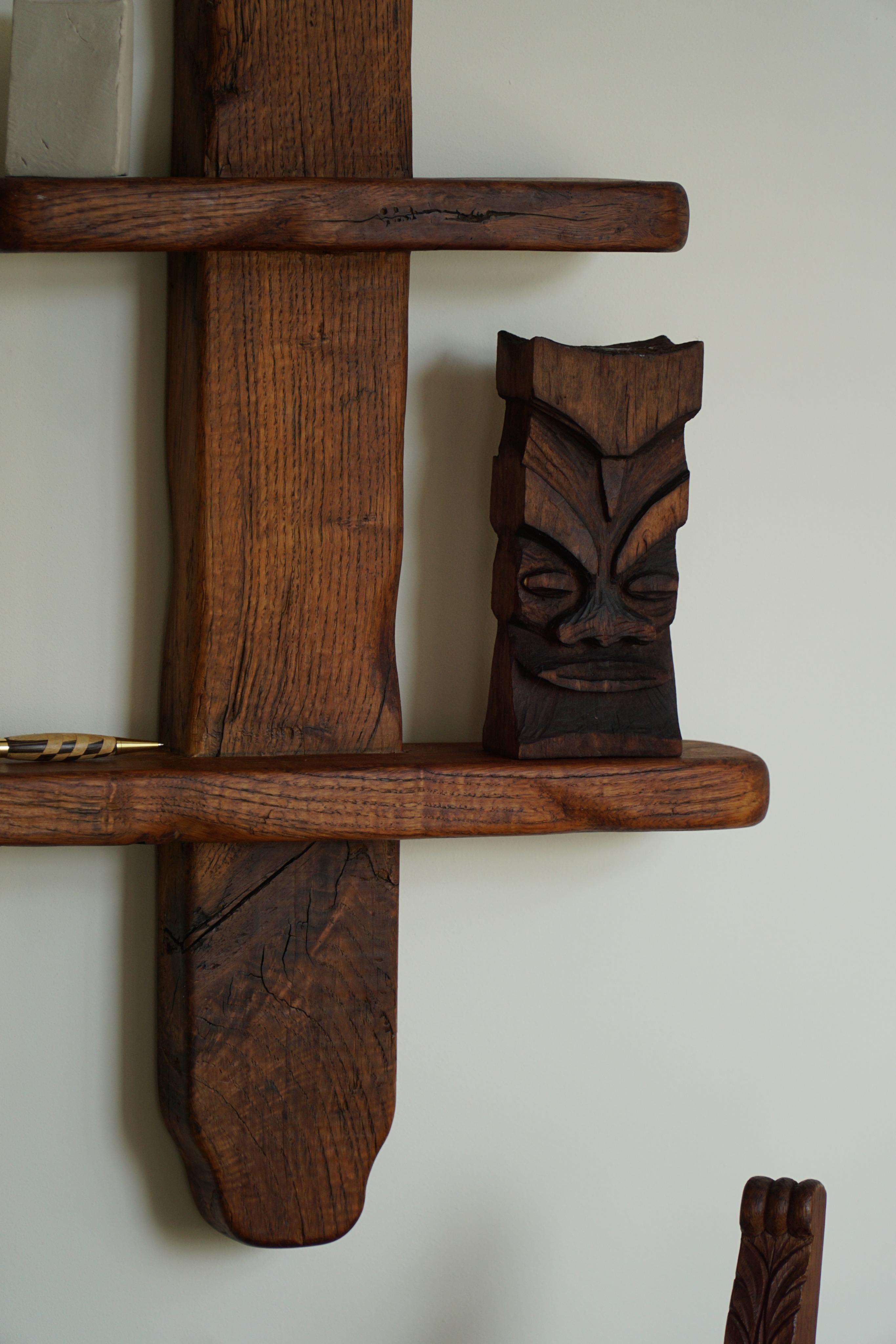 Decorative Wall Shelf in Oak, Danish Modern, Made in the 1940s For Sale ...