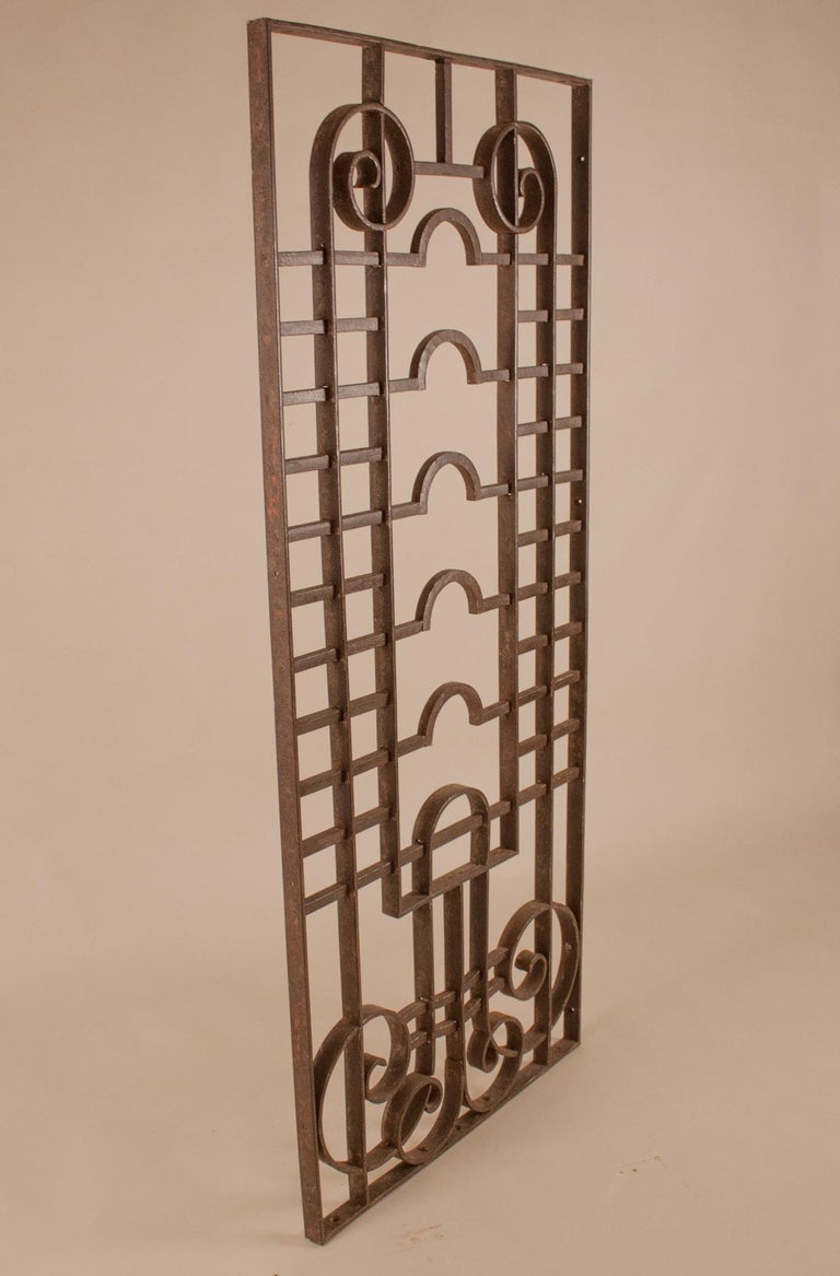 Decorative Wrought Iron Window Grill at 1stDibs | wrought iron window ...
