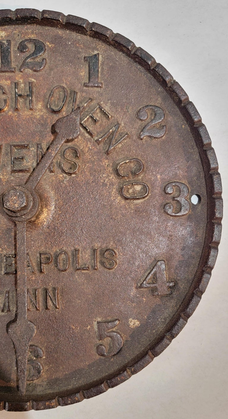 Decpatch Oven Co. Cast Iron Sign For Sale at 1stDibs