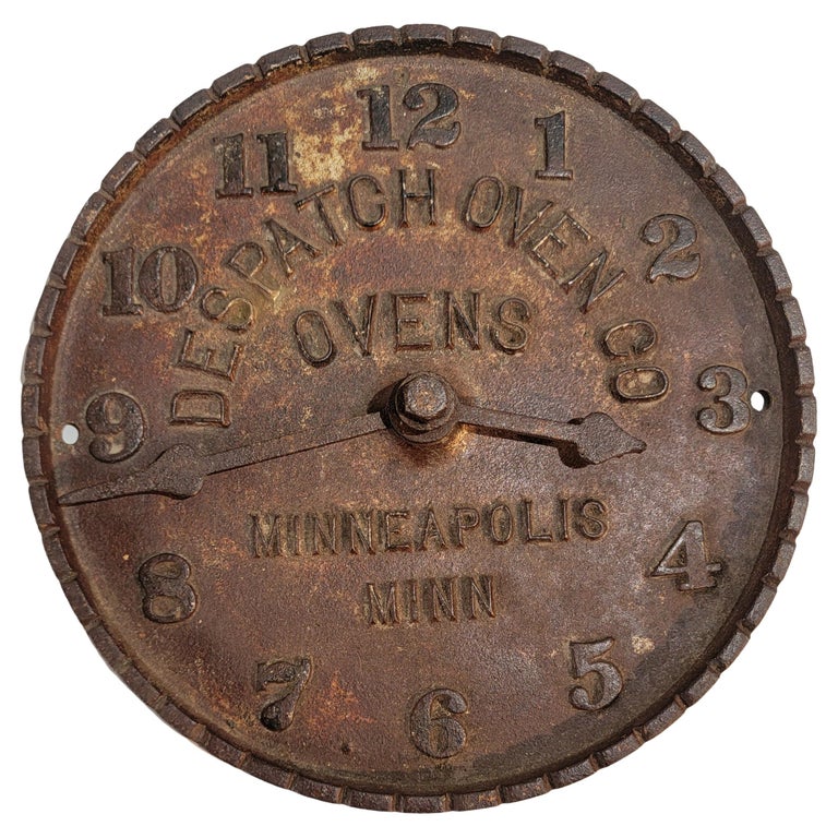 Decpatch Oven Co. Cast Iron Sign For Sale at 1stDibs
