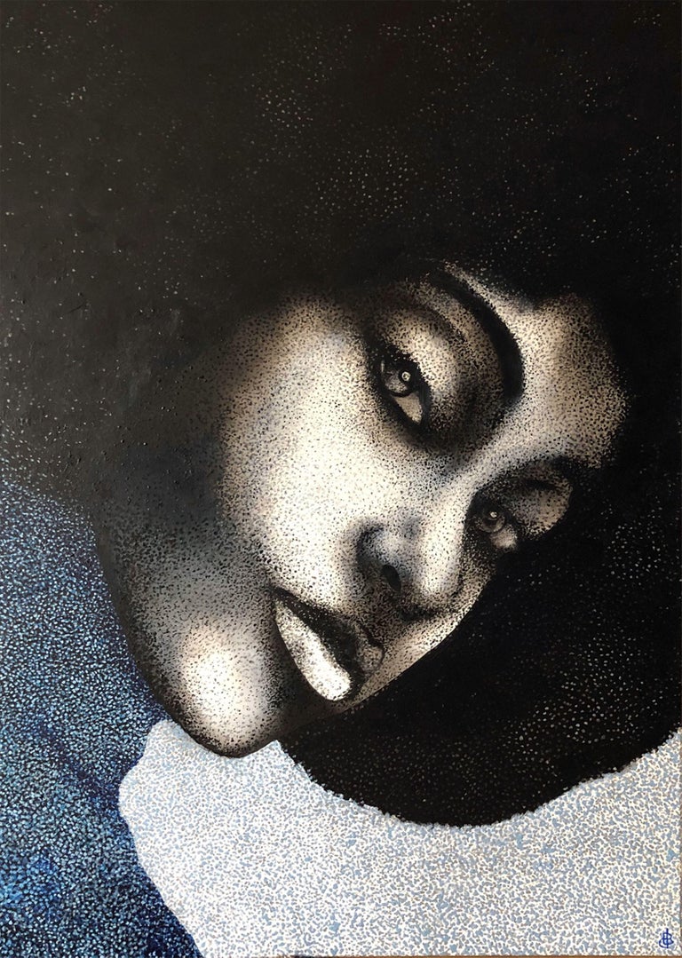 Dee Brown - Queen, Painting, Acrylic on Canvas For Sale at 1stDibs