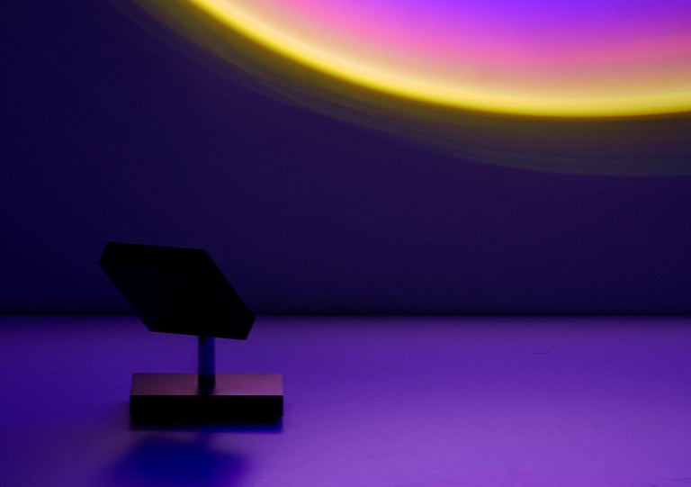 Deep Blue Halo Mini Table Lamp by Mandalaki For Sale at 1stDibs