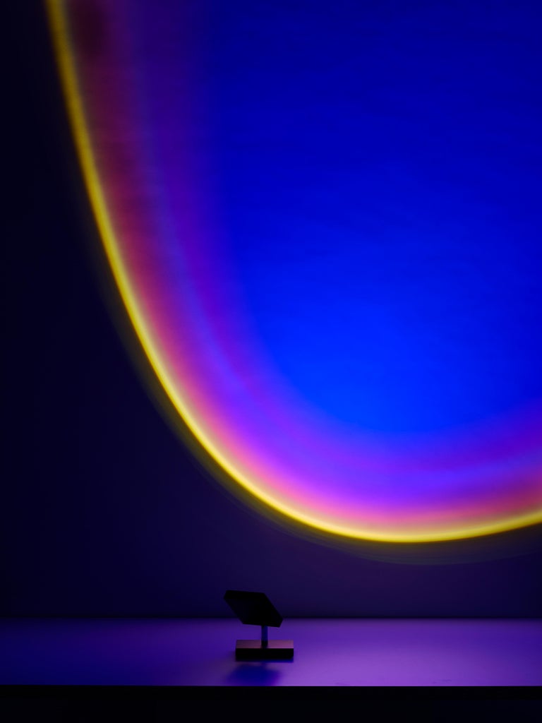 Deep Blue Halo Mini Table Lamp by Mandalaki For Sale at 1stDibs
