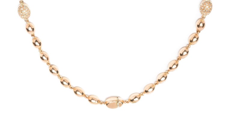 Deep Purple Amethyst Diamond Red Gold Necklace For Sale at 1stDibs ...