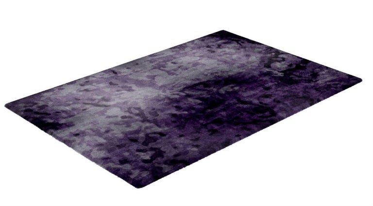 Fortuny Deep Purple Rug in tencel by Cristina Jorge de Carvalho For ...