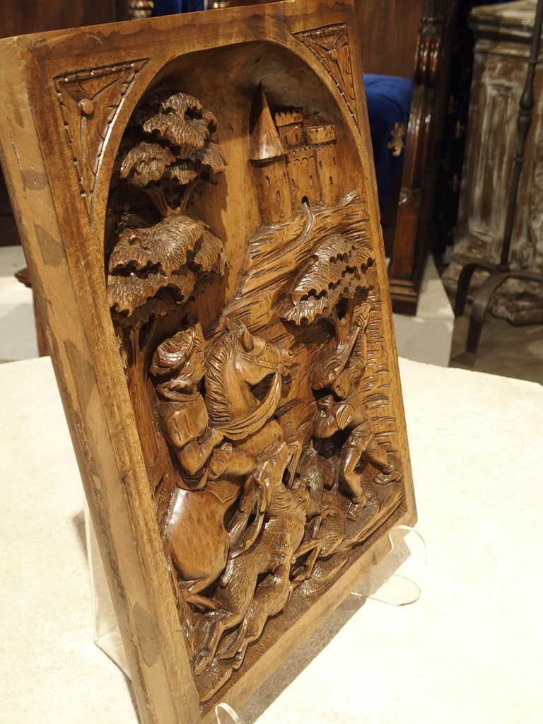 Deep Relief Carved Black Forest Plaque, circa 1890 at 1stDibs | deep ...