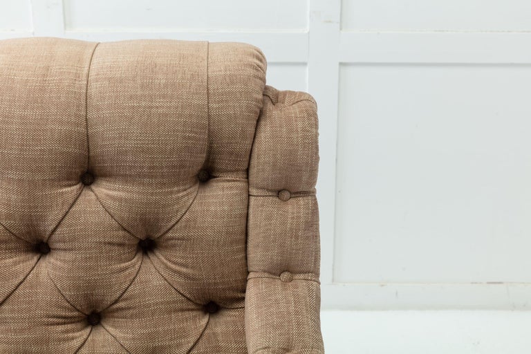 Deep Seated Button-Back Couch For Sale at 1stDibs | deep seat couch ...