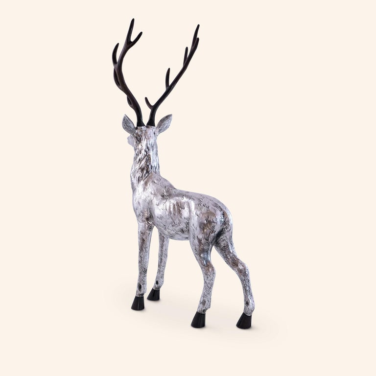 Deer by Alcino Silversmith Handcrafted in Sterling Silver with ...