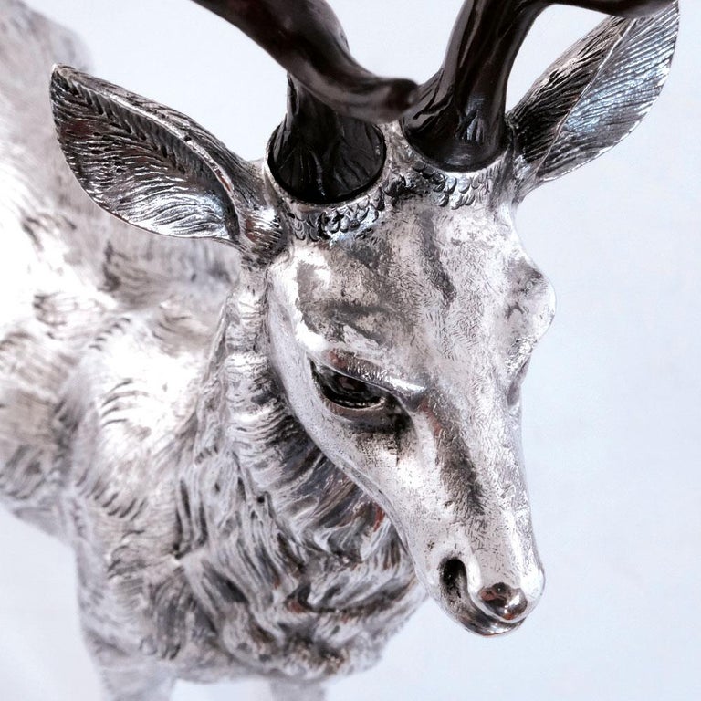 Deer by Alcino Silversmith Handcrafted in Sterling Silver with ...
