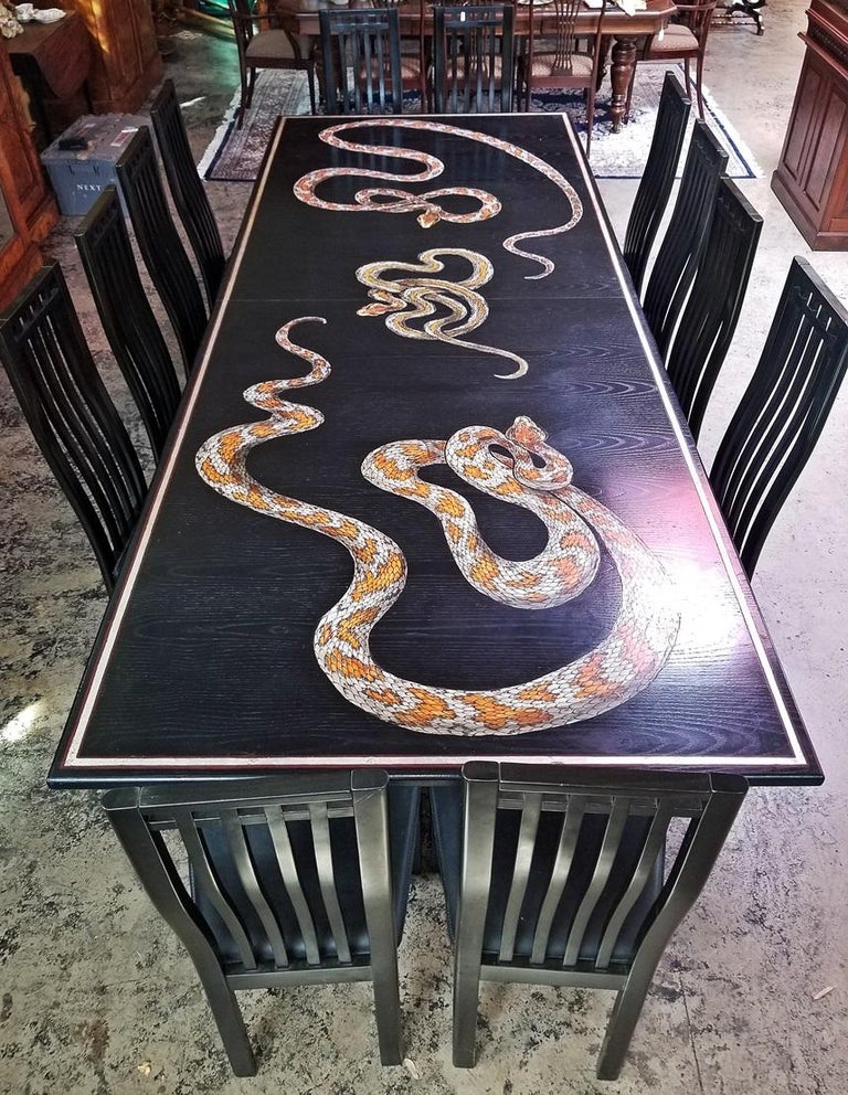 Def Leppard Snake Table FBT Joe Elliott at 1stDibs