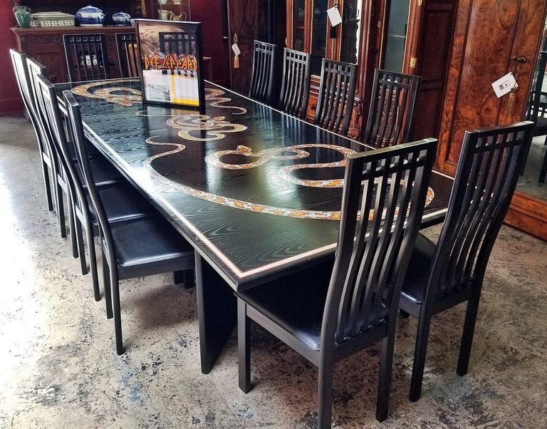 Def Leppard Snake Table FBT Joe Elliott at 1stDibs
