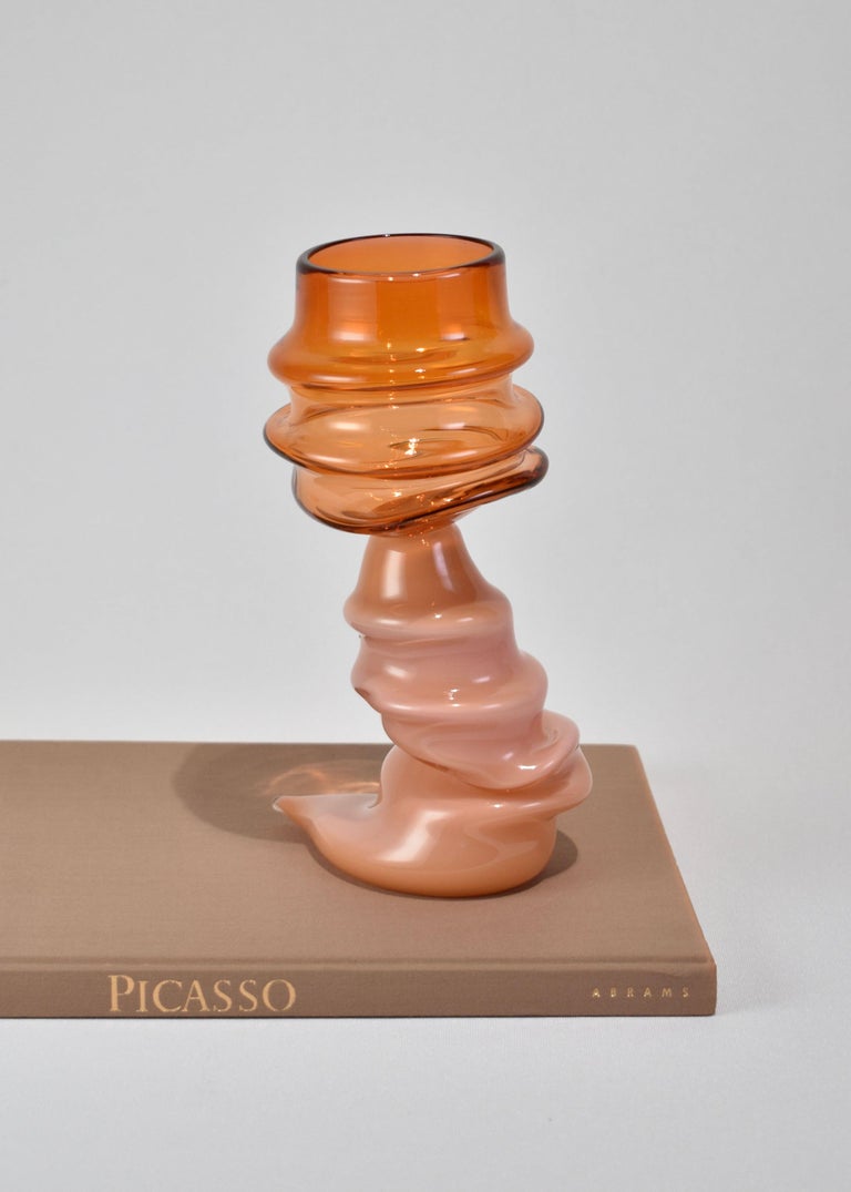Deflated Goblet in Apricot at 1stDibs