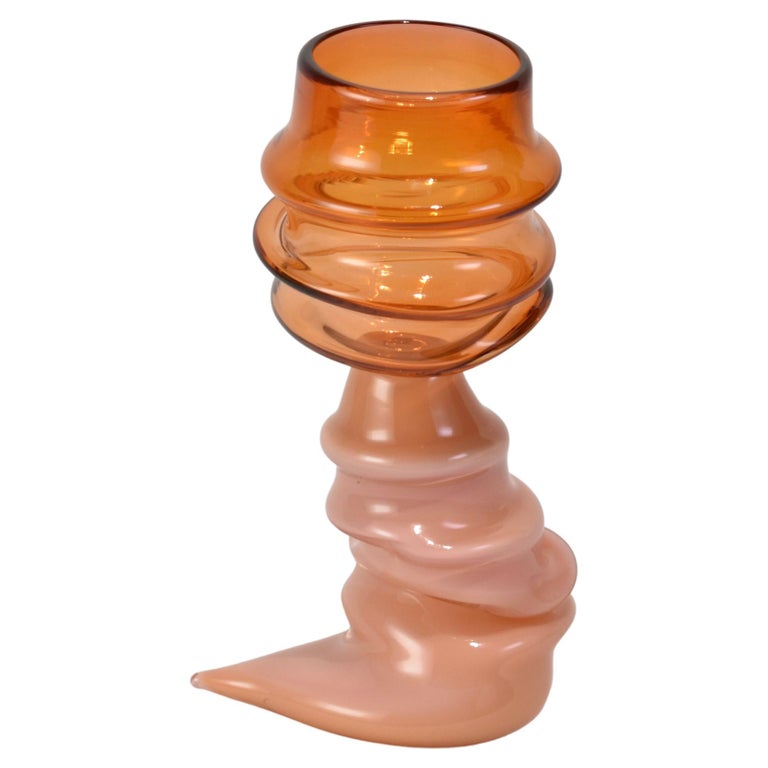 Deflated Goblet in Apricot at 1stDibs