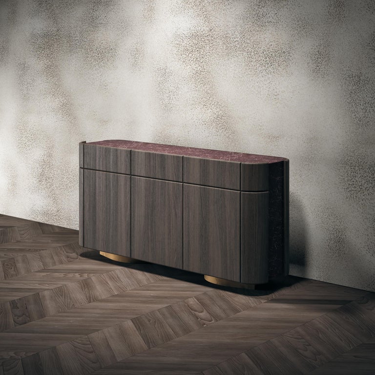 Handmade Patterned Sideboard: Dekolte For Sale at 1stDibs