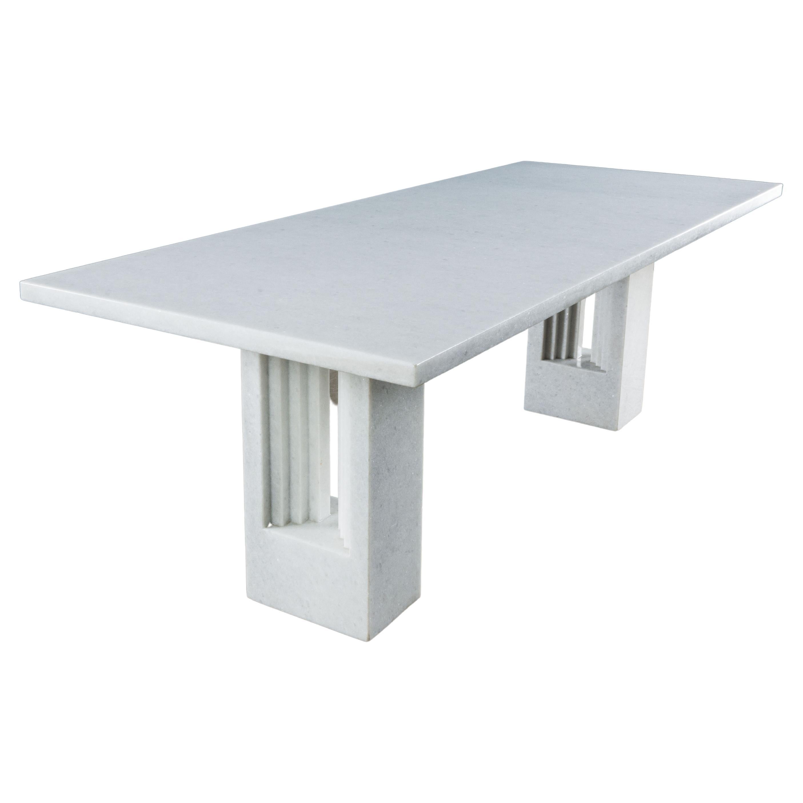 Carlo Scarpa and Marcel Breuer 'Delfi' Table in Marble For Sale at ...