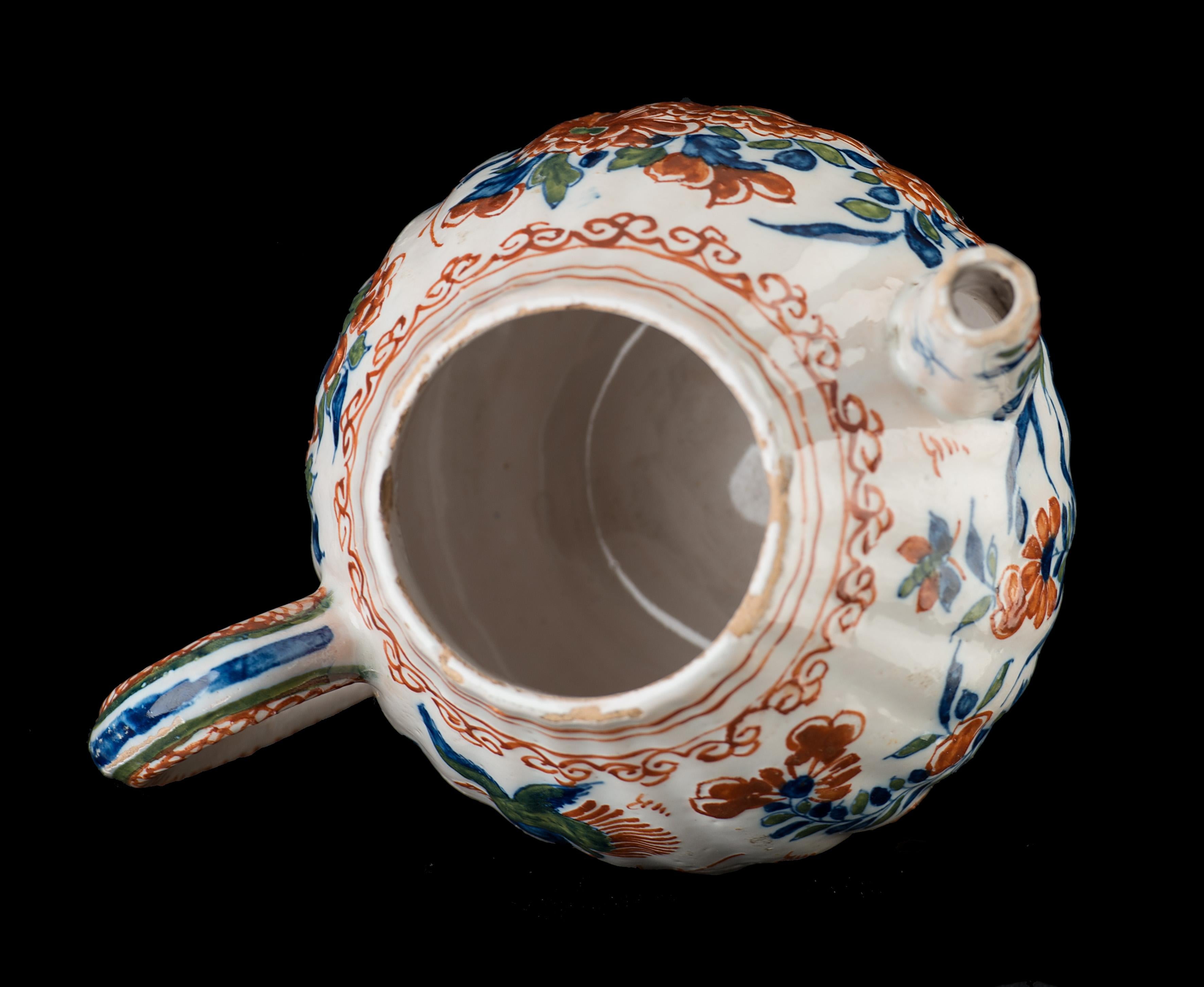 Delft, Cashmere Tea Pot, 1700 - 1710 LVE Mark The Metal Pot Pottery For ...