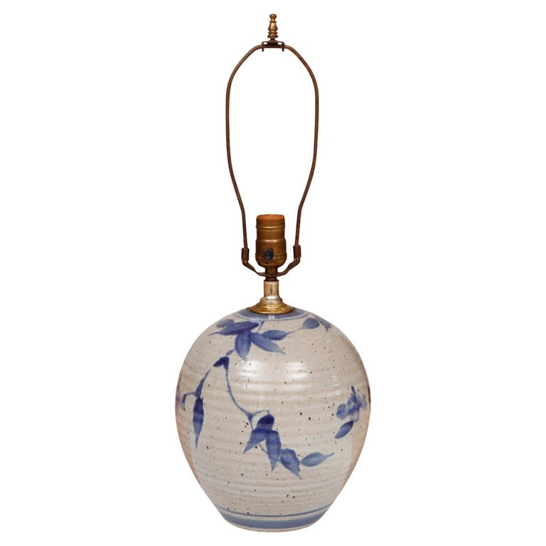 Delft Ceramic Table Lamp at 1stDibs