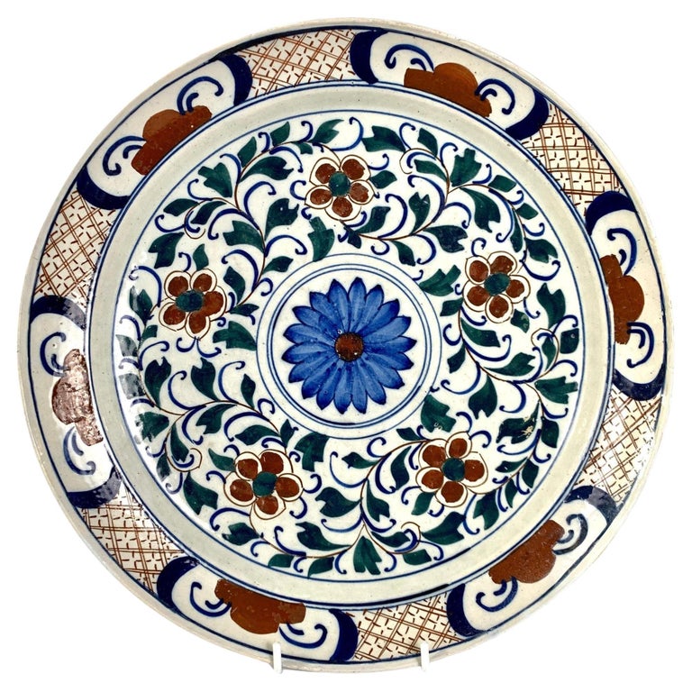 Delft Charger Imari Colors Made Netherlands 18th Century Circa 1770 at ...