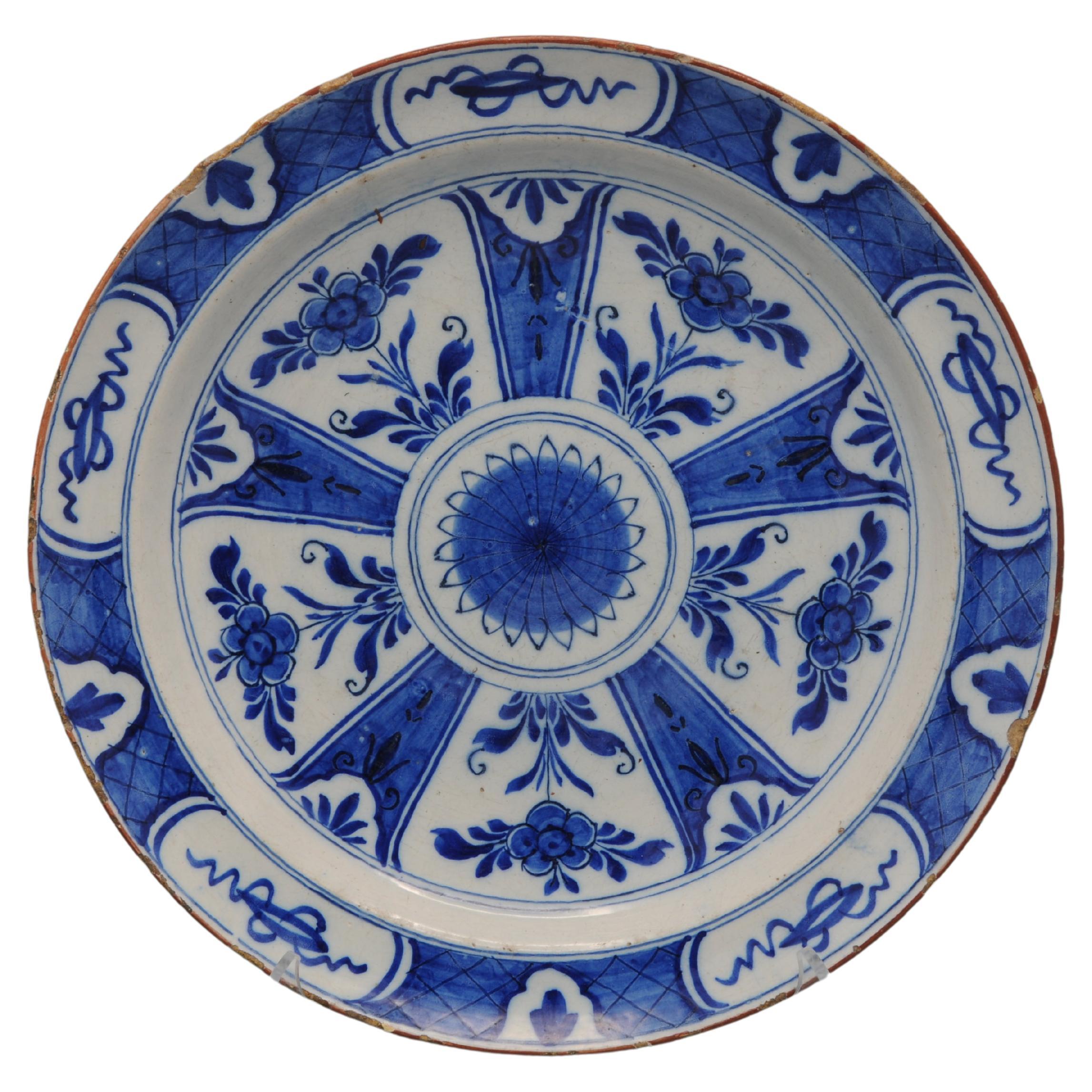 Delft - Delft blue and white dish, first half 18th century For Sale at ...