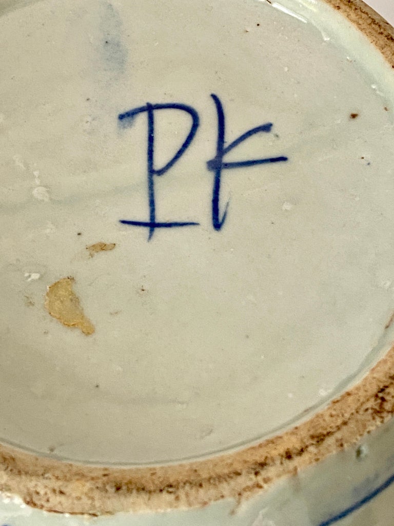 Delft Pot in Faïence, White and Blue, 17eme Century By Jacobus Pynacker ...