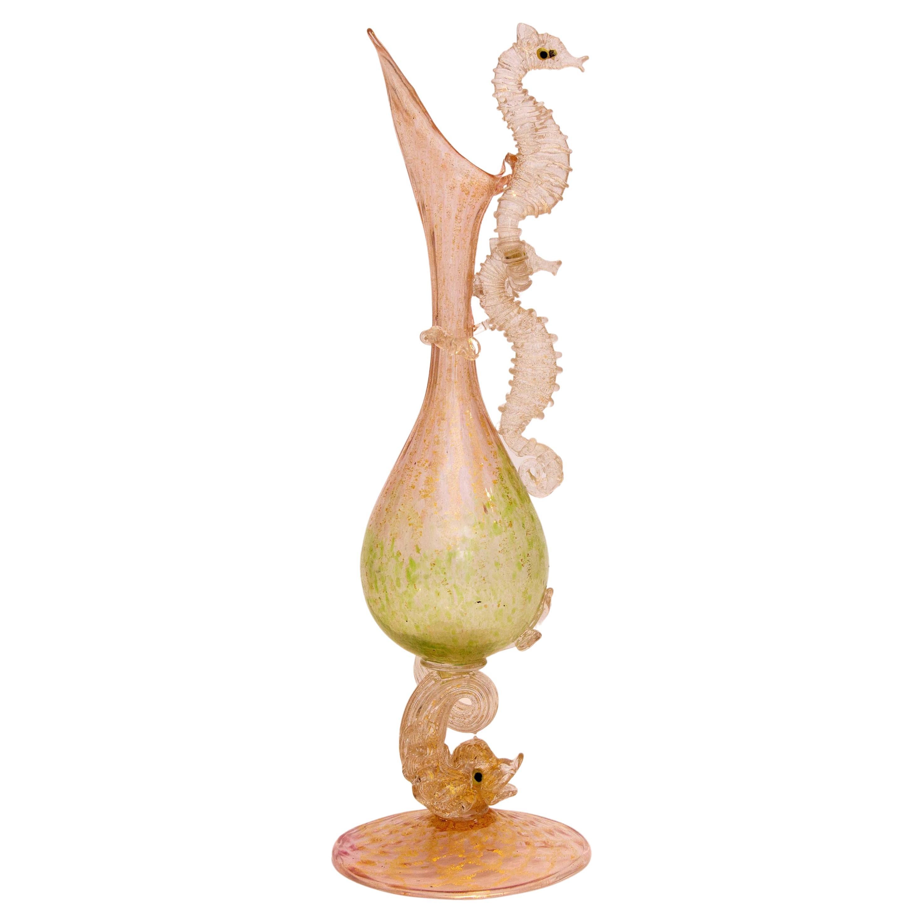 French Opaline Art Glass Vase For Sale at 1stDibs