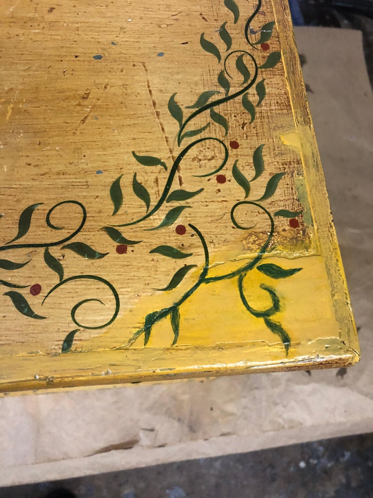 Delightful Antique Painted Hope Chest with Handpainted Dutch Figures ...