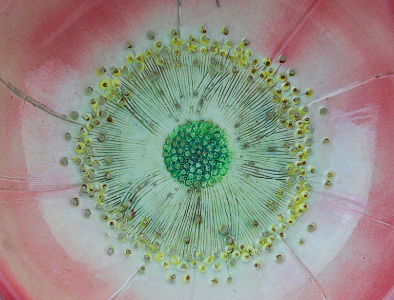 Delphin Massier in Vallauris, Peony Vase, France 1900 For Sale at 1stDibs