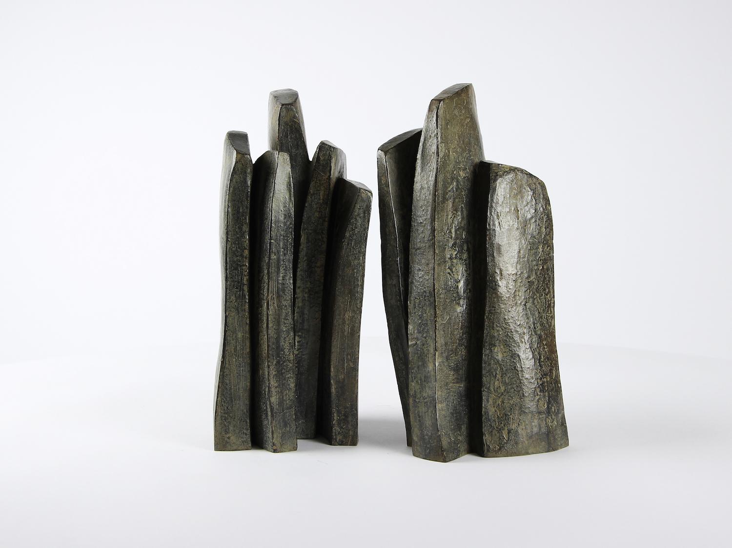 Delphine Brabant - Silhouettes, Semi Abstract Sculpture at 1stDibs
