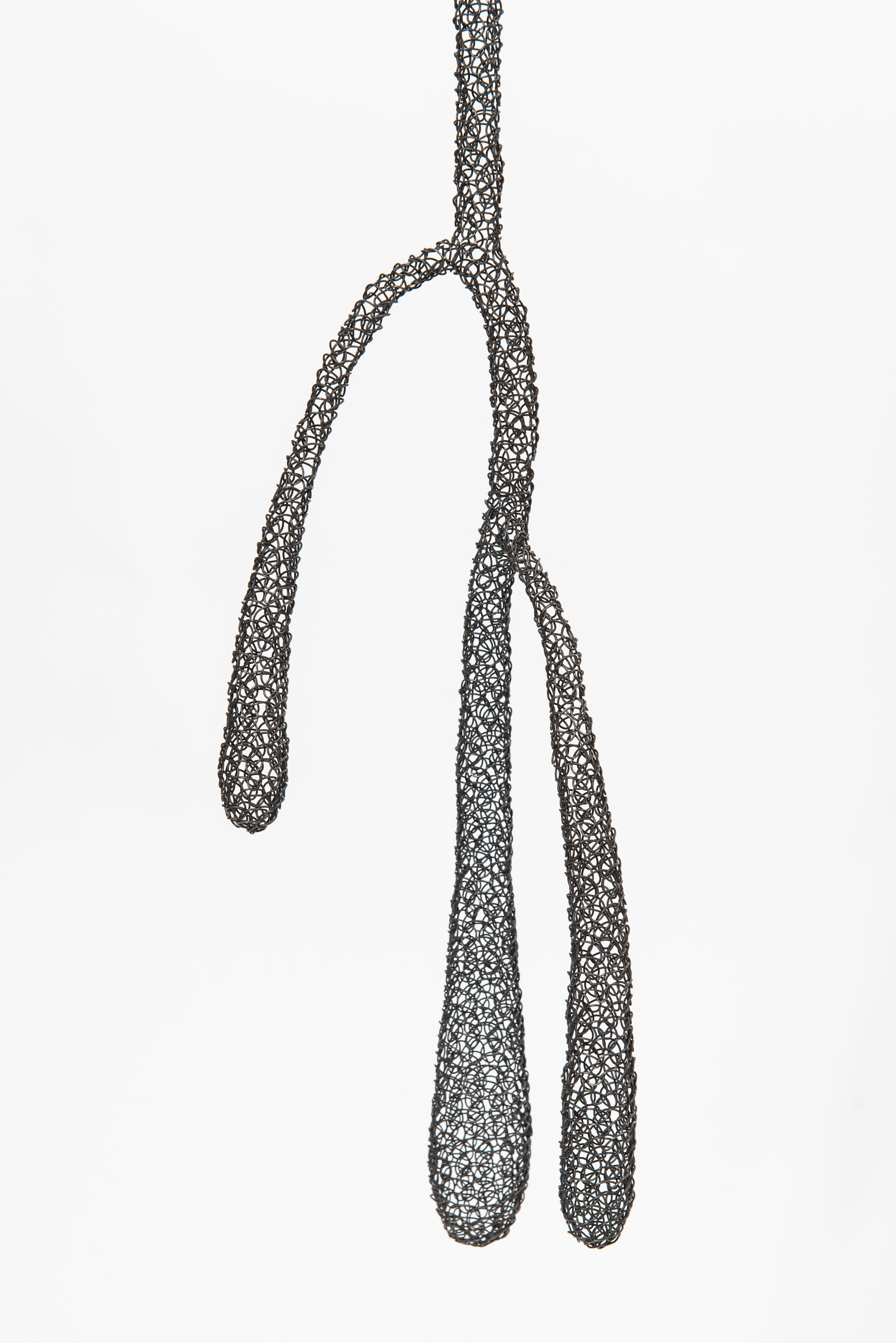 Delphine Grandvaux - "Cocoon I", Hand Knitted Metal Mesh Transparent ...