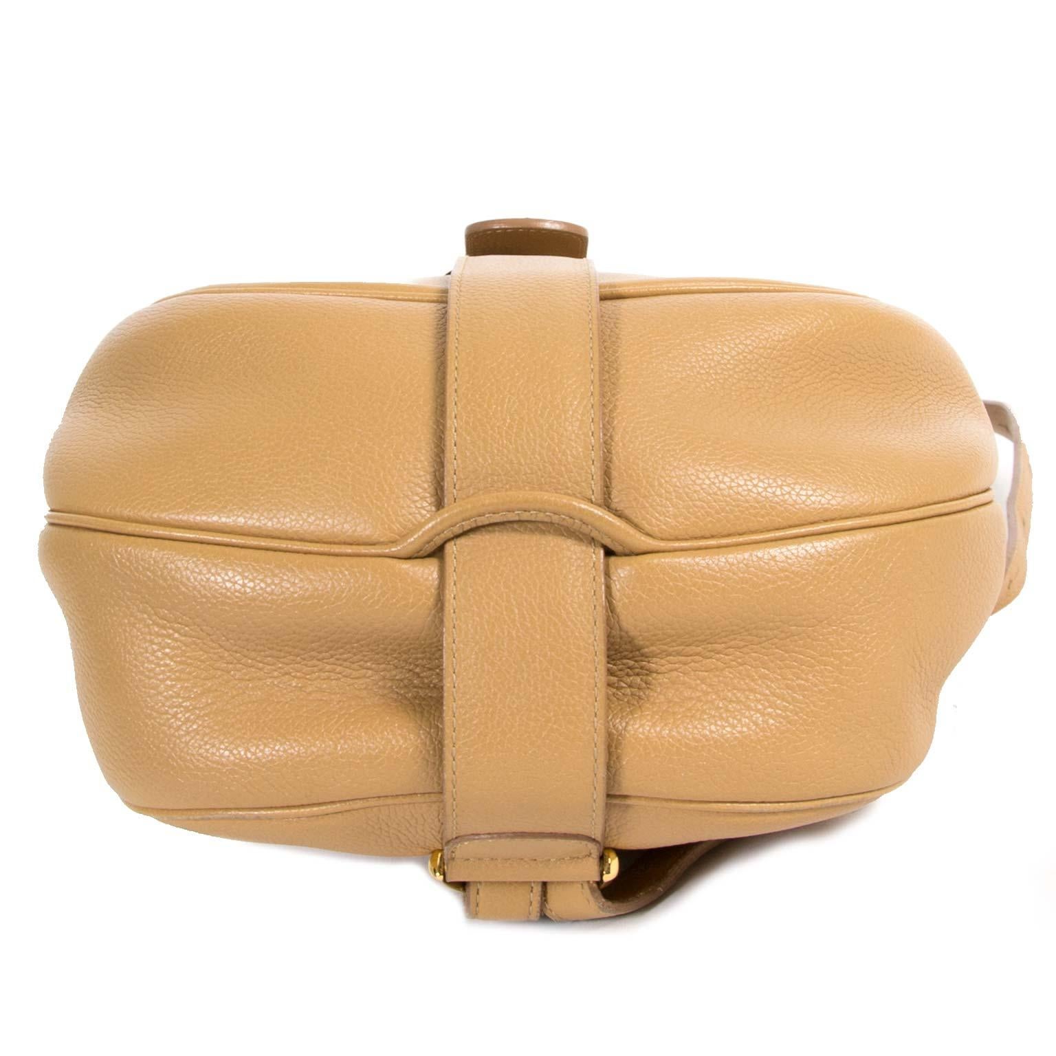 Delvaux Beige Brillant Backpack For Sale at 1stDibs