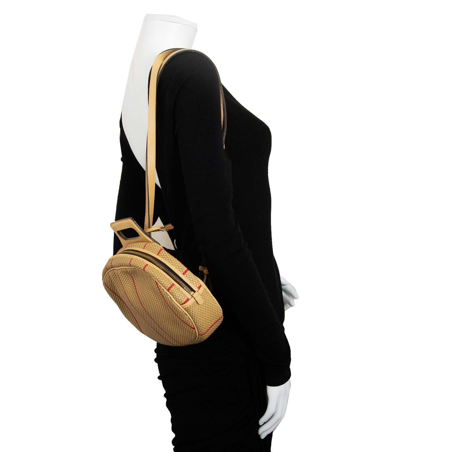 Delvaux Beige Toile De Cuir Backpack For Sale at 1stDibs