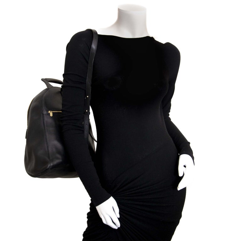 Delvaux Black Leather Backpack For Sale at 1stDibs | rucksack for sale ...