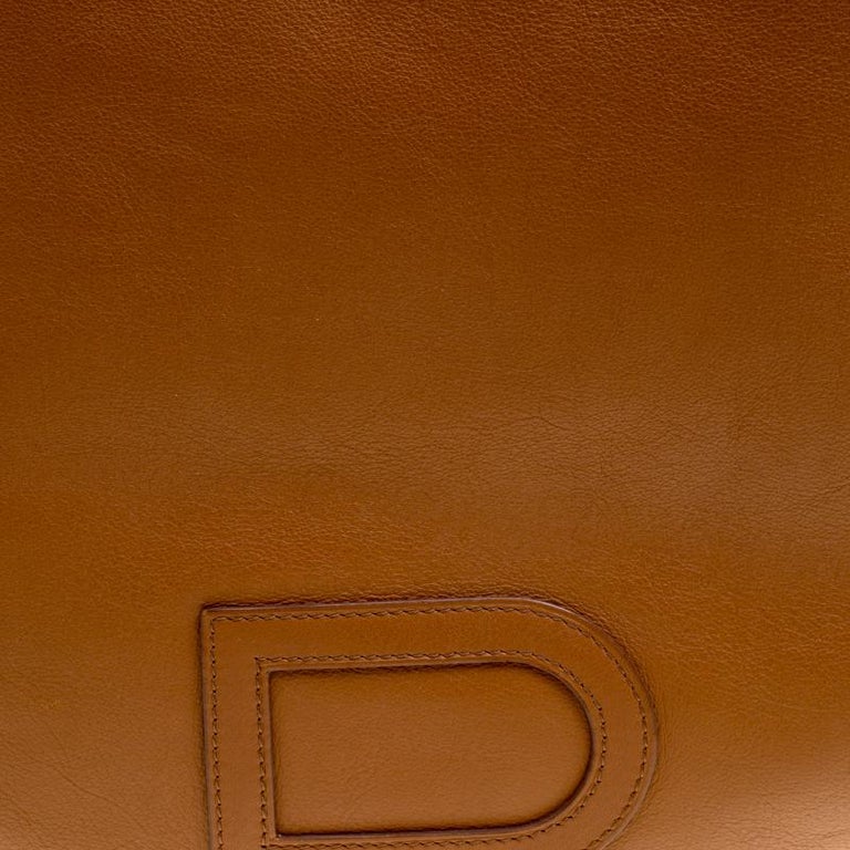 Delvaux Brown Leather Louise Hobo For Sale at 1stDibs