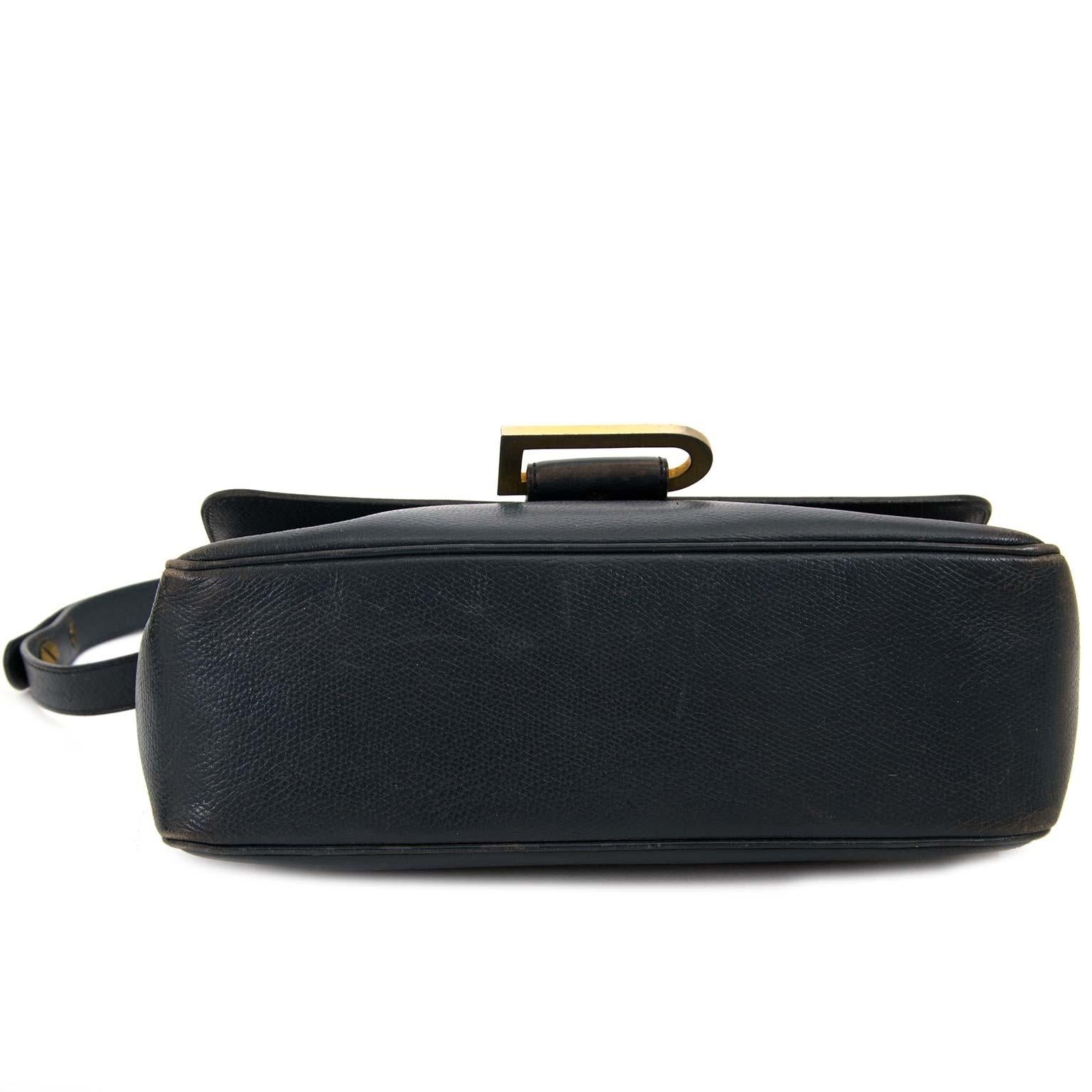 Delvaux Dark Blue Poirier Shoulder Bag at 1stDibs | delvaux poirier ...