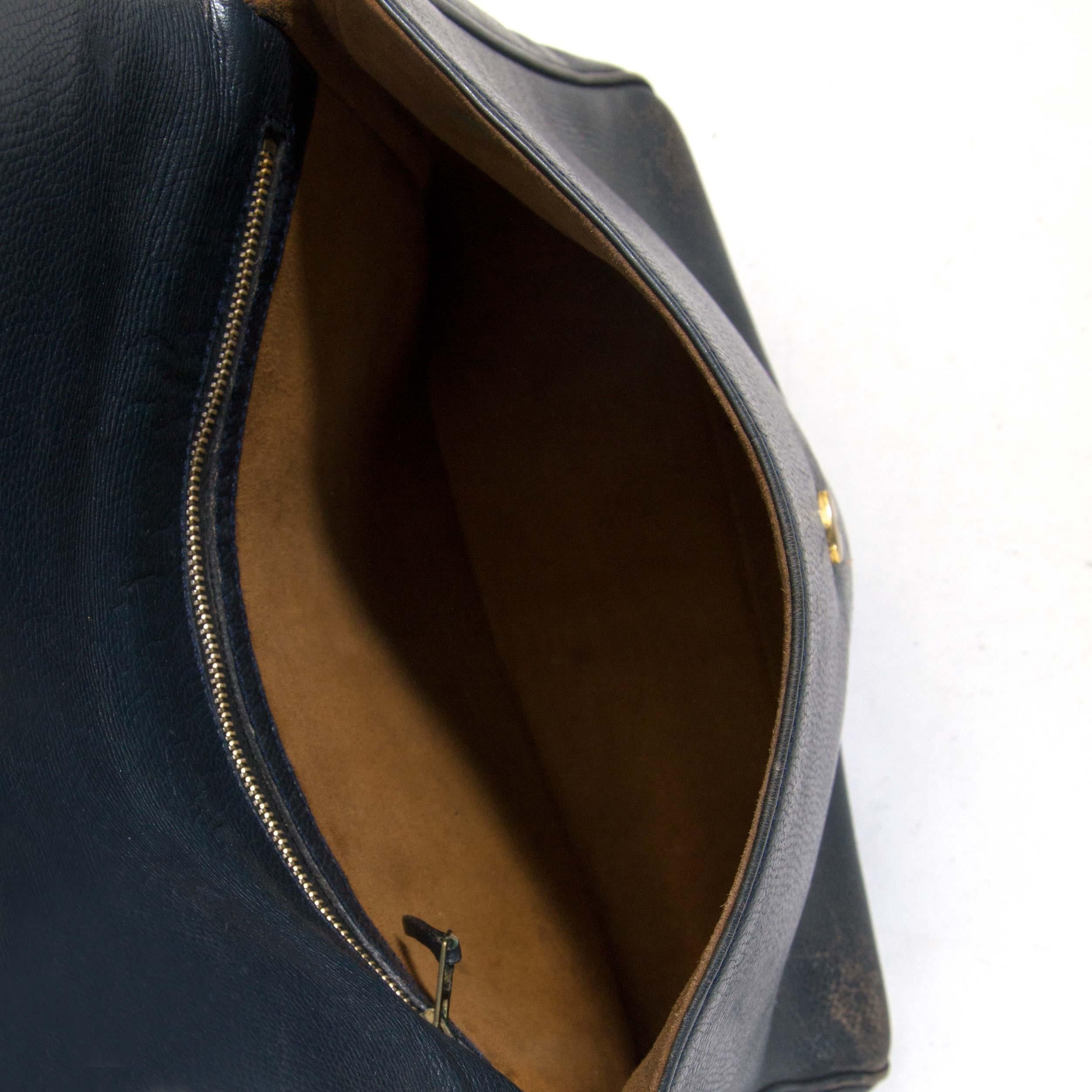 Delvaux Dark Blue Poirier Shoulder Bag at 1stDibs | delvaux poirier ...