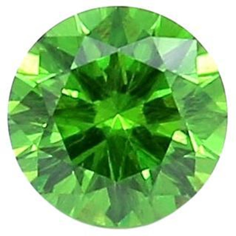 Demantoid Garnet with Horsetail Inclusion from Russia 0.60 Ct Weight ...