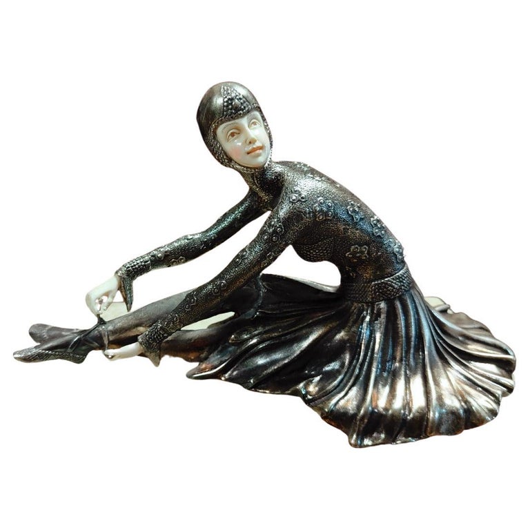 Déméter H.Chiparus Statue Chryselephantine En vente sur 1stDibs