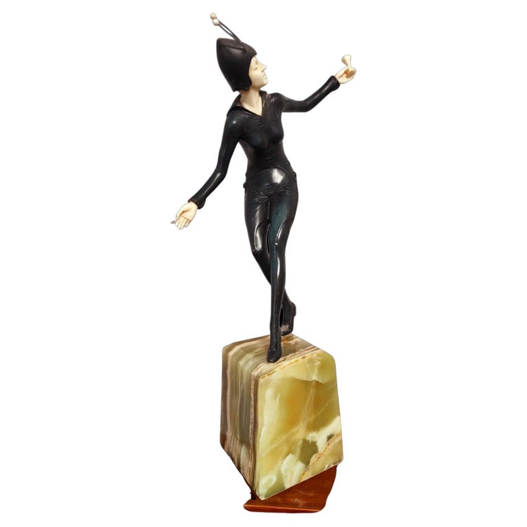 Demeter H.Chiparus Statue Chryselephantine For Sale at 1stDibs