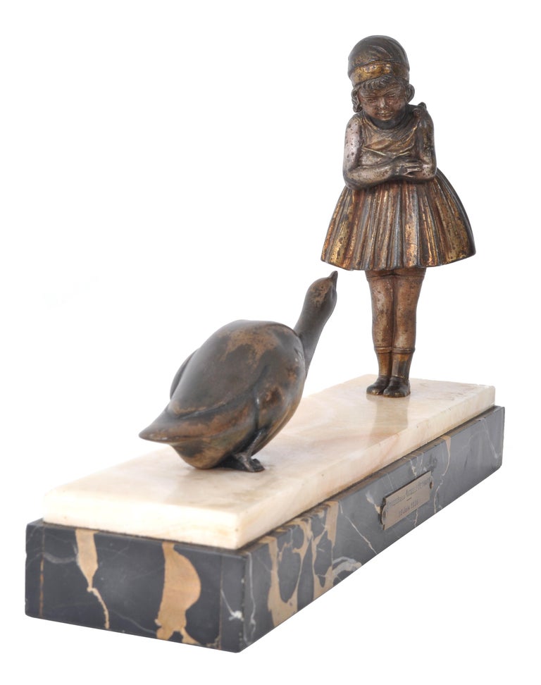 Demetre Chiparus - Antique French Art Deco Bronze Figural Group/Statue ...