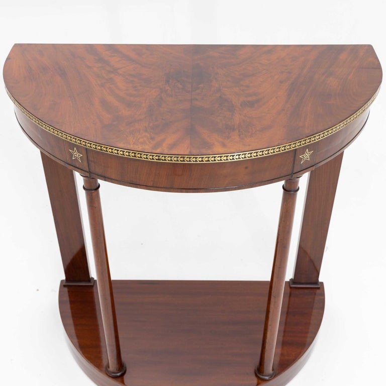 Demi Lune Console, Baltic States, early 19th Century For Sale at 1stDibs