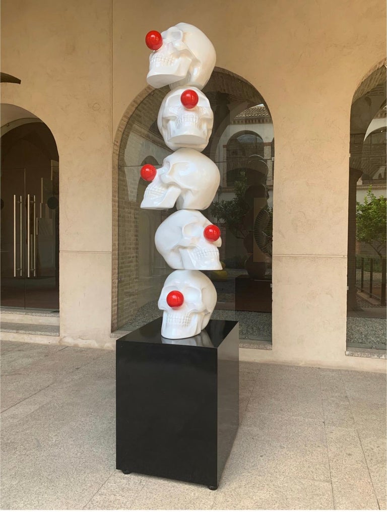 Demo - Contemporary Spanish Artist, Pop Art Sculpture Vanitas Skulls by ...