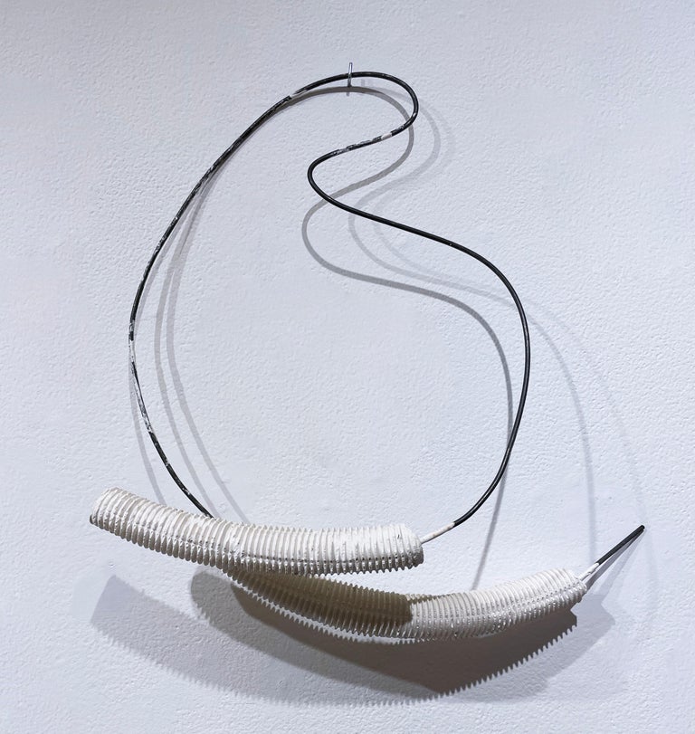 Dena Paige Fischer - Wire Form with Crossed Legs (2021), white hydrocal ...