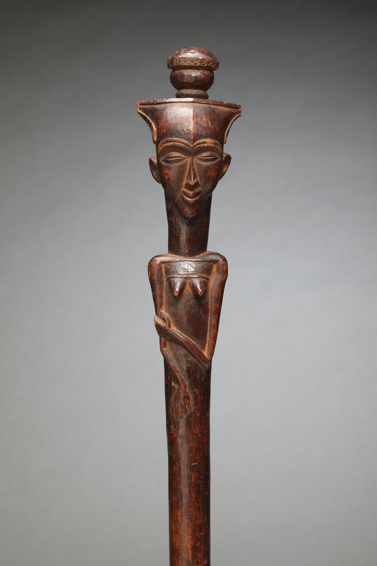 Dengese Kuba Prestige Staff with Classic Figure, DRC Africa For Sale at ...