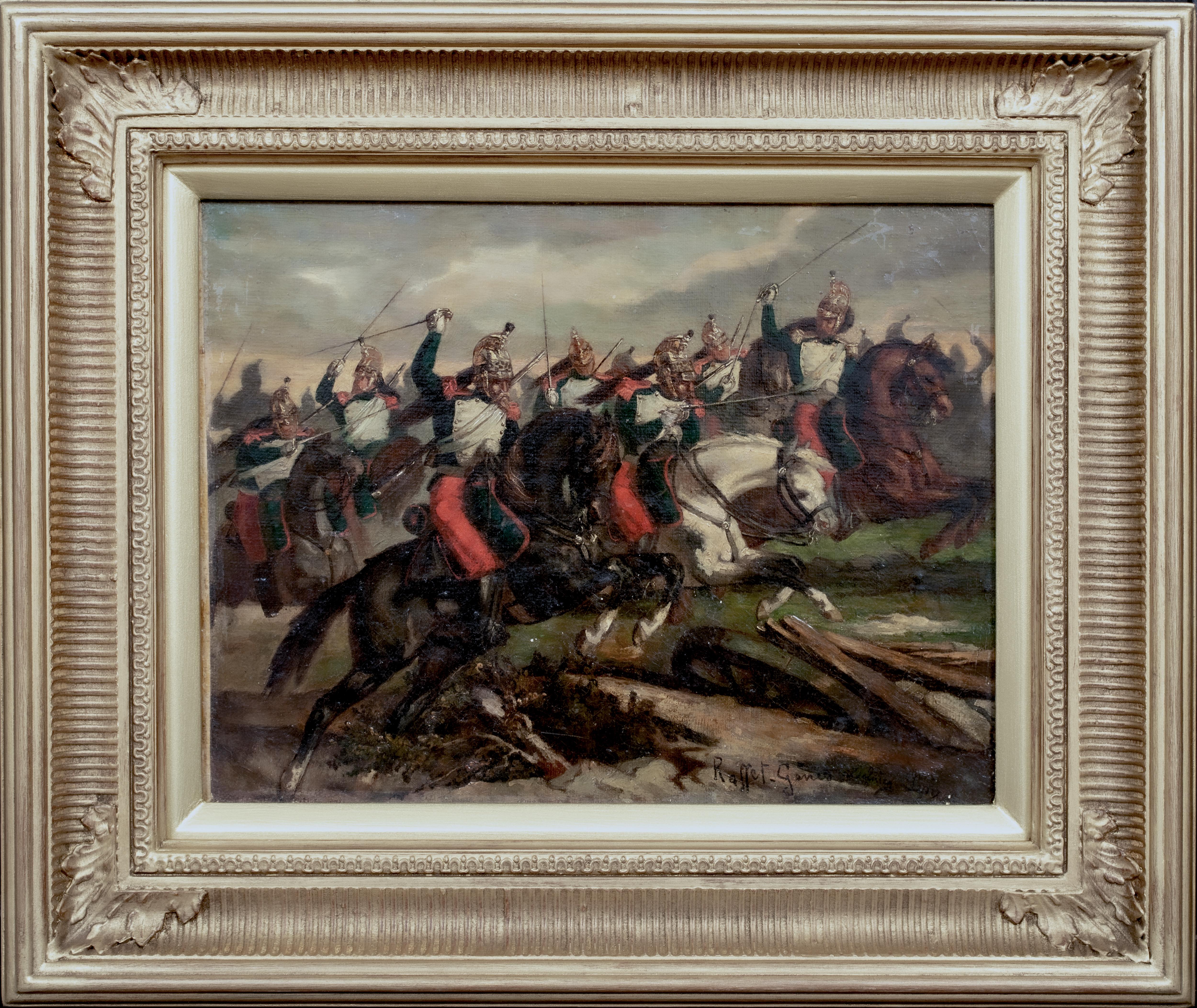 Denis Auguste Marie Raffet - Charge Of the Cuirassiers At The Battle Of ...
