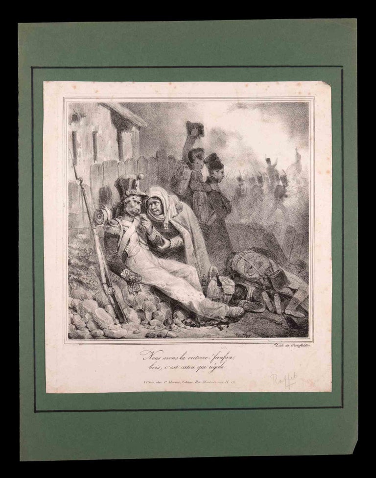 Denis Auguste Marie Raffet - la Victoire - Original Lithograph by Denis ...